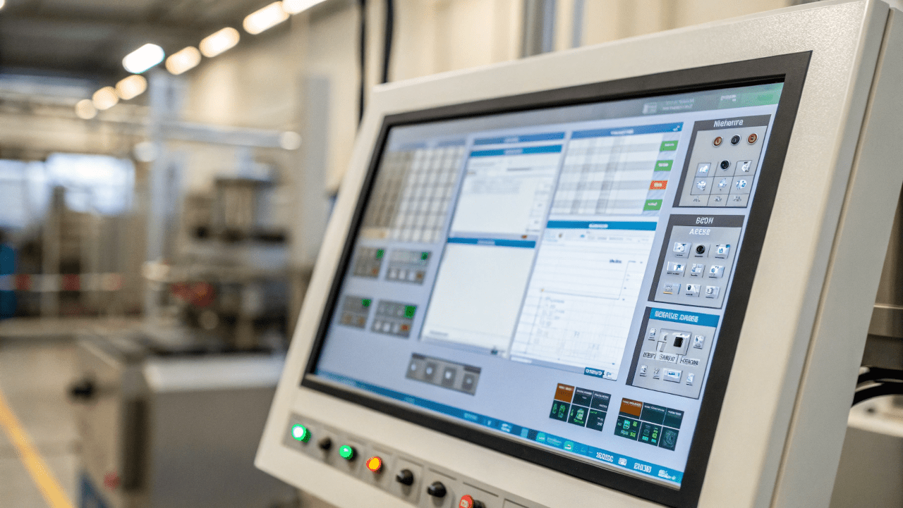 How Are Real-Time Process Parameters Visualized on Industrial LCD Panels?