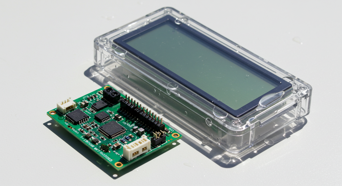 How is Waterproof Touch Functionality Achieved in LCD Devices?